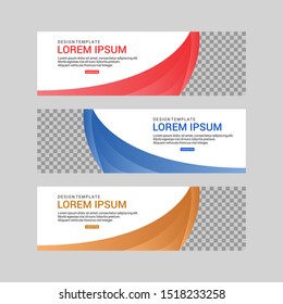 Modern Shape Banner Design Modern Background Stock Vector (Royalty Free ...