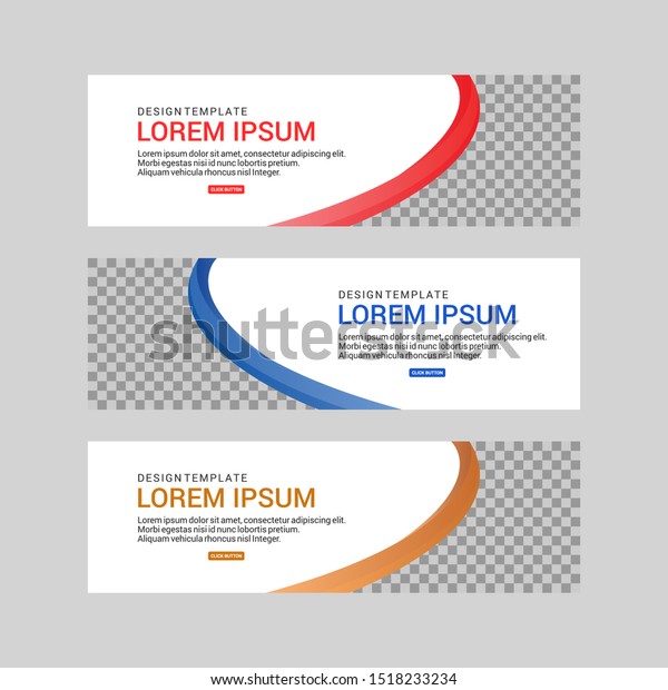 Modern Shape Banner Design Modern Background Stock Vector (Royalty Free ...