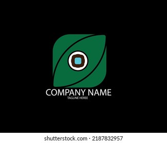 Modern Simple Logo Concept Eye Shape Stock Vector (Royalty Free ...