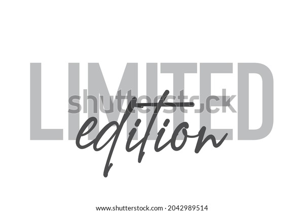 Modern Simple Minimal Typographic Design Saying Stock Vector (Royalty ...