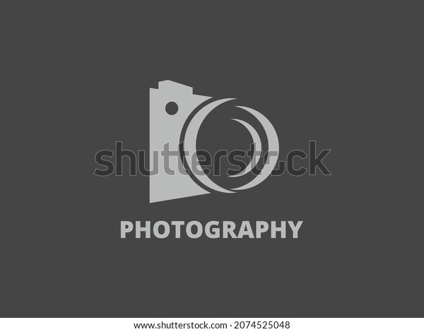 Modern Simple Photography Logo Design Stock Vector (Royalty Free ...