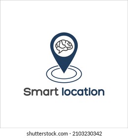 Modern Smart Location Logo Design Stock Vector (Royalty Free ...