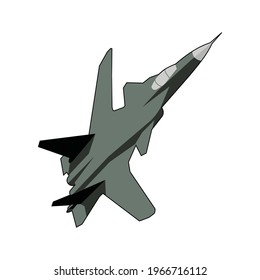 Modern Stealth Aircraft Flying Vector Design Stock Vector (Royalty Free ...