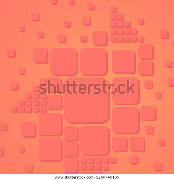 Modern Style Vector Collage Scattered Rounded Stock Vector (Royalty ...