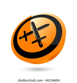 Modern Sword Sign Stock Vector (Royalty Free) 46134604 | Shutterstock