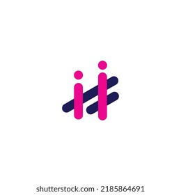 Modern Symbol Logo Design Man Symbol Stock Vector (Royalty Free ...