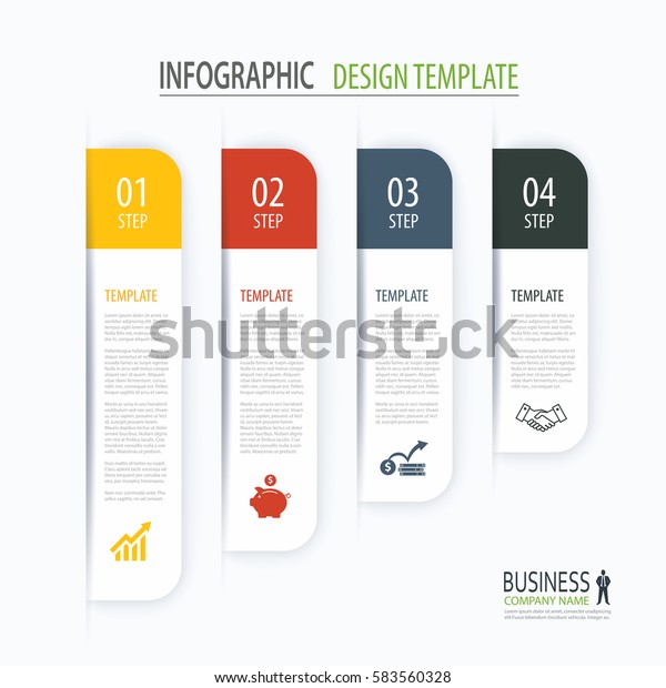 Modern Tab Index Infographic Options Template Stock Vector (Royalty ...
