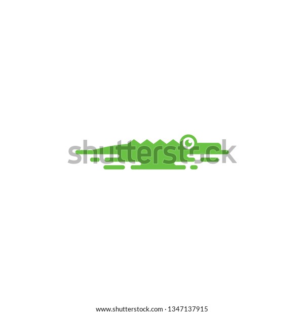 Modern Tech Style Crocodile Logo Vector Stock Vector (Royalty Free ...