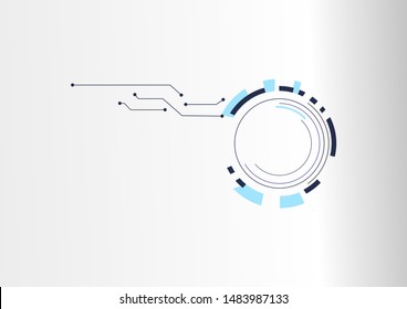 Modern Technology Vector Logo Illustration Technology Stock Vector ...