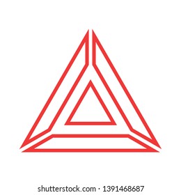 Modern Triangle Delta Logo Vector Stock Vector (Royalty Free ...
