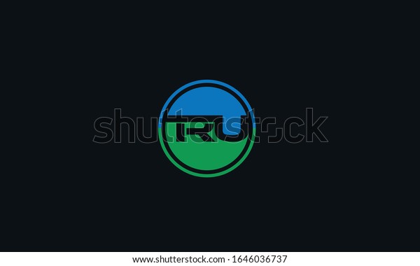 Modern Tru Letter Design Template Stock Vector (Royalty Free ...