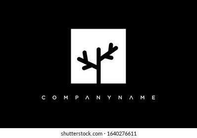 Modern Twigs Logo Simple Icon Template Stock Vector (Royalty Free ...