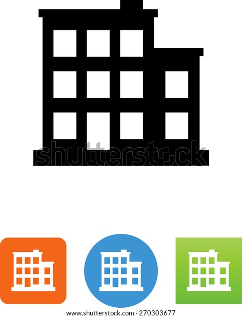 Modern Urban Building Icon Stock Vector (Royalty Free) 270303677