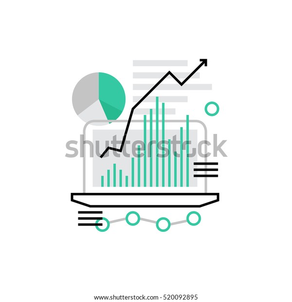 Modern Vector Icon Traffic Growth Showed Stock Vector (Royalty Free ...