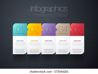 Modern Vector Infographic Stock Vector (Royalty Free) 573544201 ...
