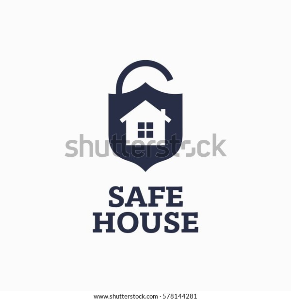 Modern Vector Professional Sign Logo Safe Stock Vector (Royalty Free ...