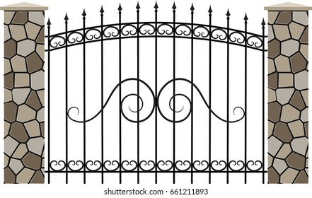 2,536 Iron Gate Drawing Images, Stock Photos & Vectors | Shutterstock