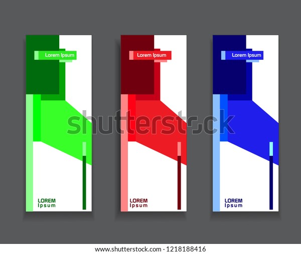Modern Vertical Banner Design Perfect Bussiness Stock Vector (Royalty ...