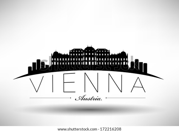 Modern Vienna Typographic Design Stock Vector (Royalty Free) 172216208 ...