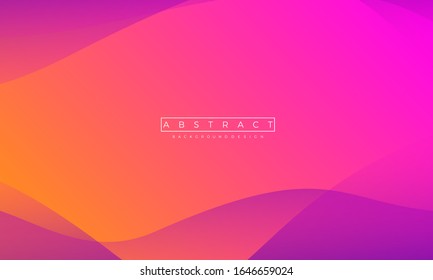 Modern Wavy Abstract Background Wallpaper Design Stock Vector (Royalty ...