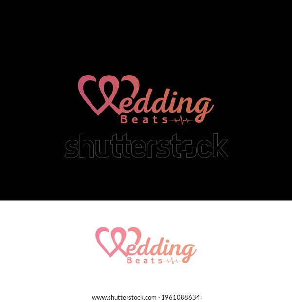 Modern Wedding Company Logo Vector Templates Stock Vector (Royalty Free ...