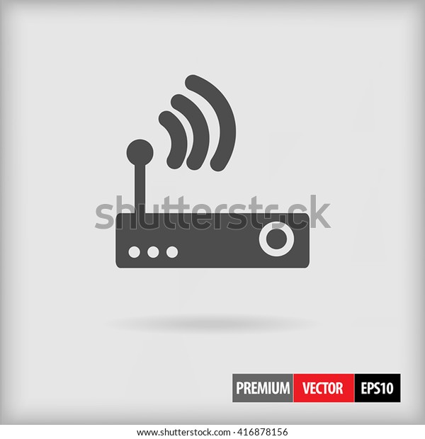 Modern Wireless Wifi Internet Broadband Network Stock Vector (Royalty ...