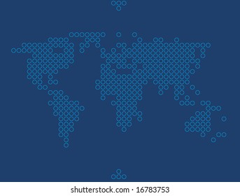 2,050 Blueprint world map Images, Stock Photos & Vectors | Shutterstock