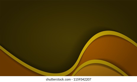 Modern Yellow Curve Vector Background Stock Vector (Royalty Free ...