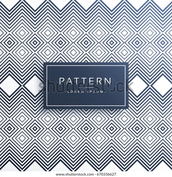 Modern Zig Zag Line Pattern Background Stock Vector (Royalty Free ...