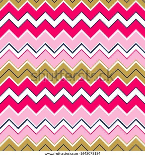 Modern Zig Zag Seamless Pattern Background Stock Vector (Royalty Free ...