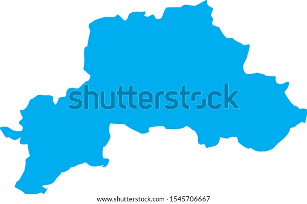 Mogilev Region Map Belarus Stock Vector (Royalty Free) 1545706667 ...