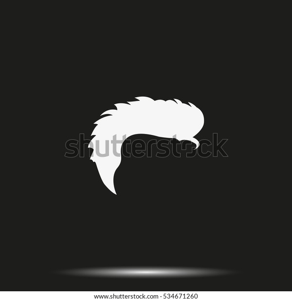 Mohawk Hair Style Men Icon Stock Vector (Royalty Free) 534671260 ...