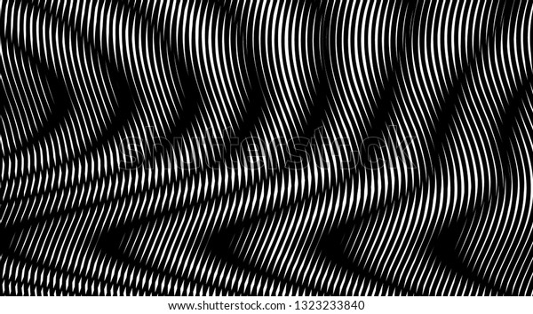 Moire Art Technique Background Can Be Stock Vector (Royalty Free ...