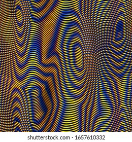 Moire Seamless Psychedelic Holographic Vector Background Stock Vector ...