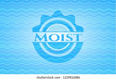 Moist Water Concept Emblem Background Stock Vector (Royalty Free ...