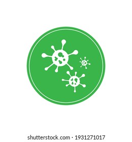 Mold Icon Design Isolated On White Stock Vector (Royalty Free ...