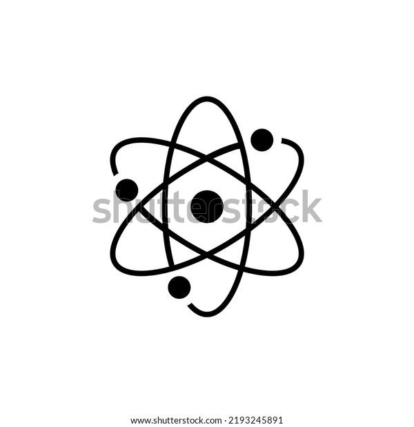 Molecular Atom Neutron Laboratory Symbol Atom Stock Vector (Royalty ...