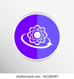Molecular Compound Vector Icon Chemistry Molecular Stock Vector ...