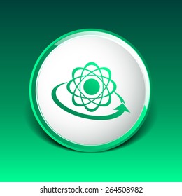 Molecular Compound Vector Icon Chemistry Molecular Stock Vector ...