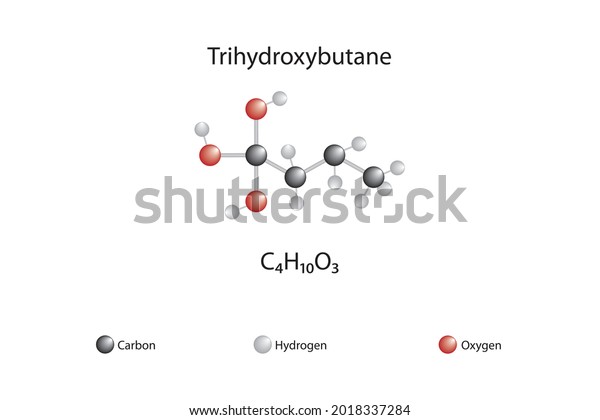 Molecular Formula Trihydroxybutane Chemical Structure Trihydroxybutane ...