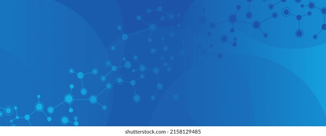 Molecular Structure Biotechnology Presentation Template Vector Stock ...