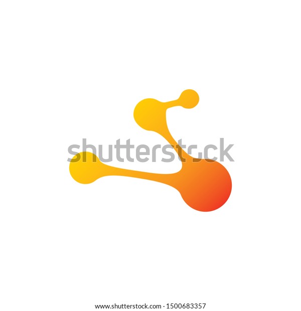 Molecule Logo Biological Logo Science Logo Stock Vector (Royalty Free ...