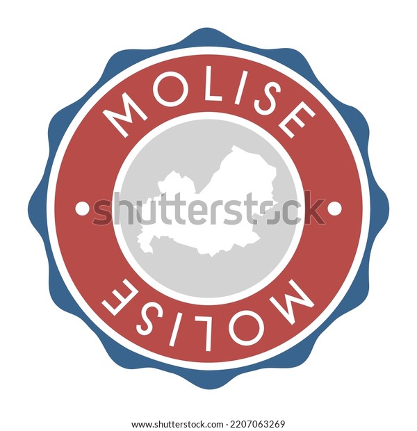 Molise Italy Badge Map Vector Seal Stock Vector (Royalty Free ...