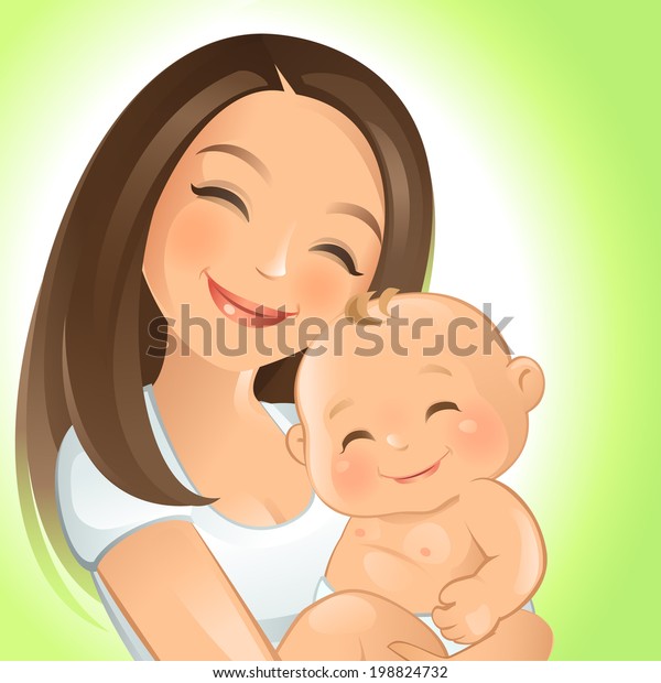 Mommy Stock Vector Royalty Free 198824732
