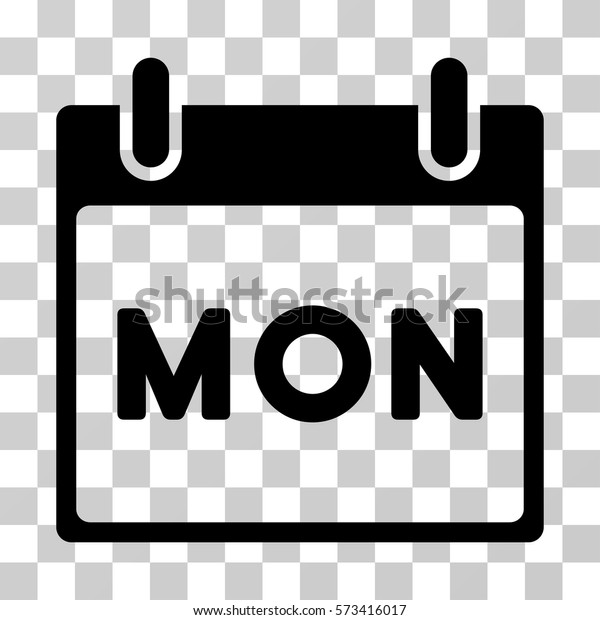 Monday Calendar Page Icon Vector Illustration Stock Vector (Royalty ...