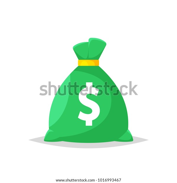 Money Bag Cartoon Vector Isolated Stock Vector (Royalty Free ...