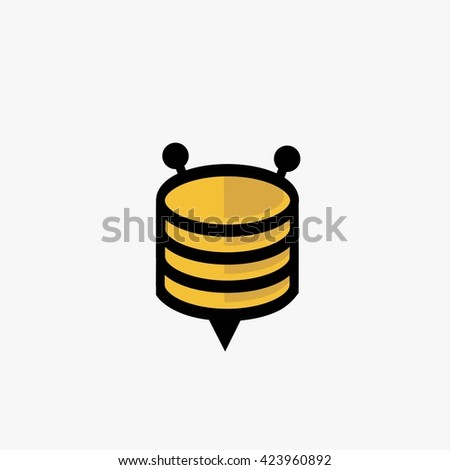 Money Bee Logo Vector Illustration Stock Vector (Royalty Free ...