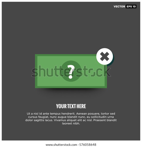 Money Bill Question Mark On Cash Stock Vector (Royalty Free) 576058648 ...
