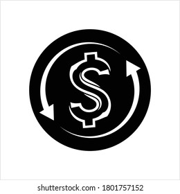 Money Change Icon Currency Change Icon Stock Vector (Royalty Free ...