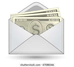 Bonus Money Envelope Stock Vector (Royalty Free) 1156962223